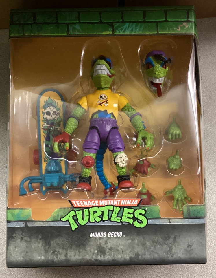 Super 7 - TMNT Teenage Mutant Ninja Turtles - Mondo Gecko - Displayed ...