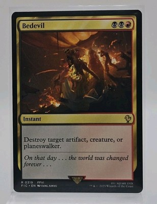 Bedevil R #319 MTG FINAL FANTASY Commander Magic FIC EN FFVI FF6 - FREE ...