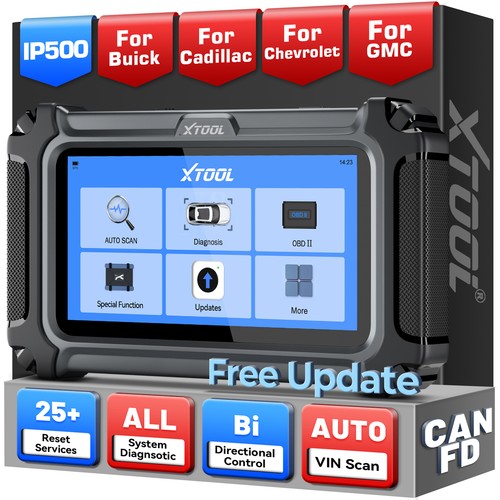 XTOOL IP500 For Chevy Buick GMC Cadillac OBD2 Scanner All System ...