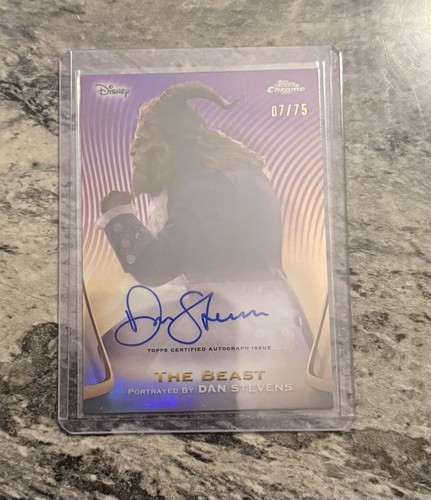 Topps Disney Chrome 2025 The Beast Purple Autograph Portrayed By Dan ...