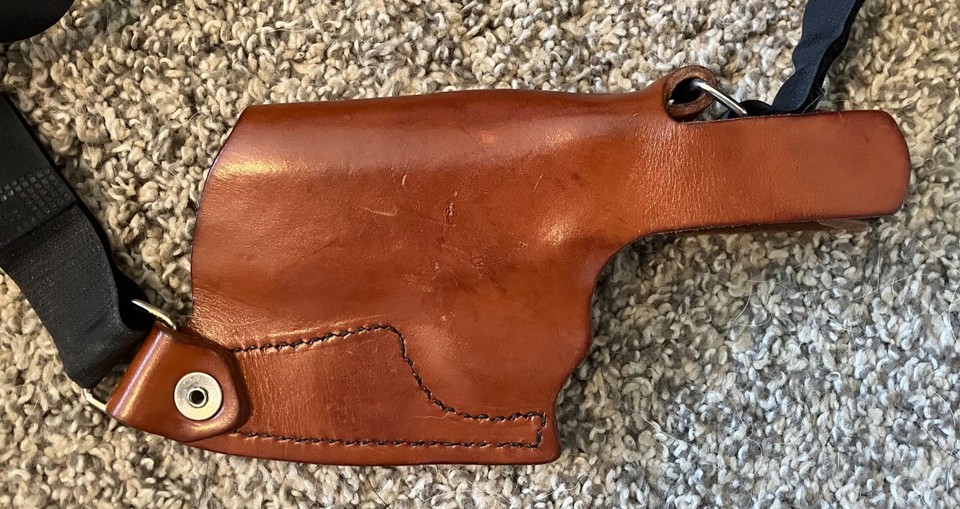 VINTAGE ROGERS LEATHER SHOULDER HOLSTER | eBay