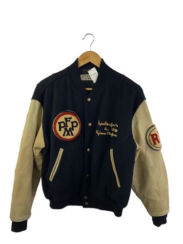 PEYTON PLACE Varsity Jacket, Medium, Wool, Black | eBay