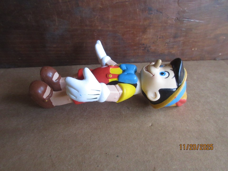 6" Walt Disney Pinocchio PCV Doll - Articulated Jointed Legs & Arms ...