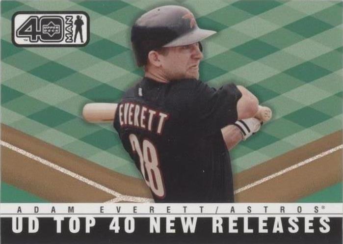 2002 Upper Deck 40 Man - UD Top 40 New Releases Adam Everett #1012 for ...