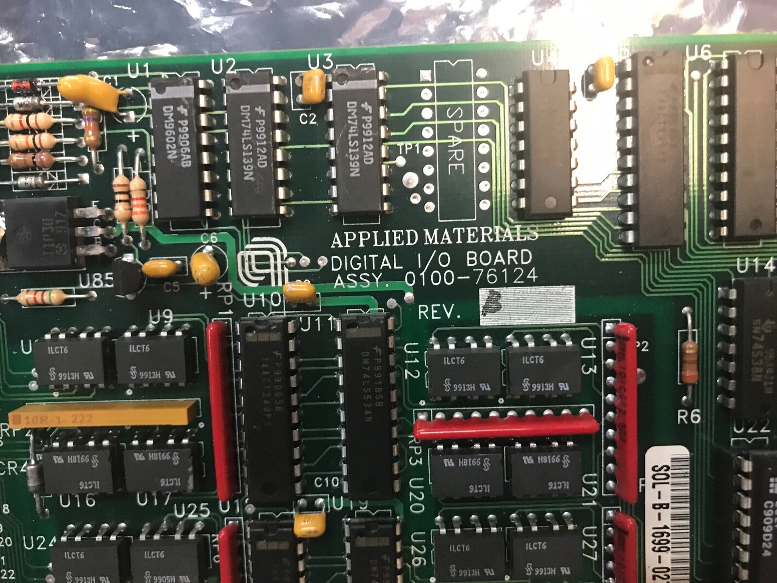 0100-76124 APPLIED MATERIALS DIGITAL I/O PCB REV-B | eBay