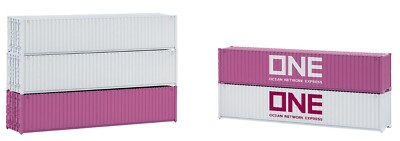 HO Scale container- 182152 - 40' Container Set - 5PC - Kit | eBay Australia