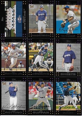2007 Topps Milwaukee Brewers Team Set | eBay