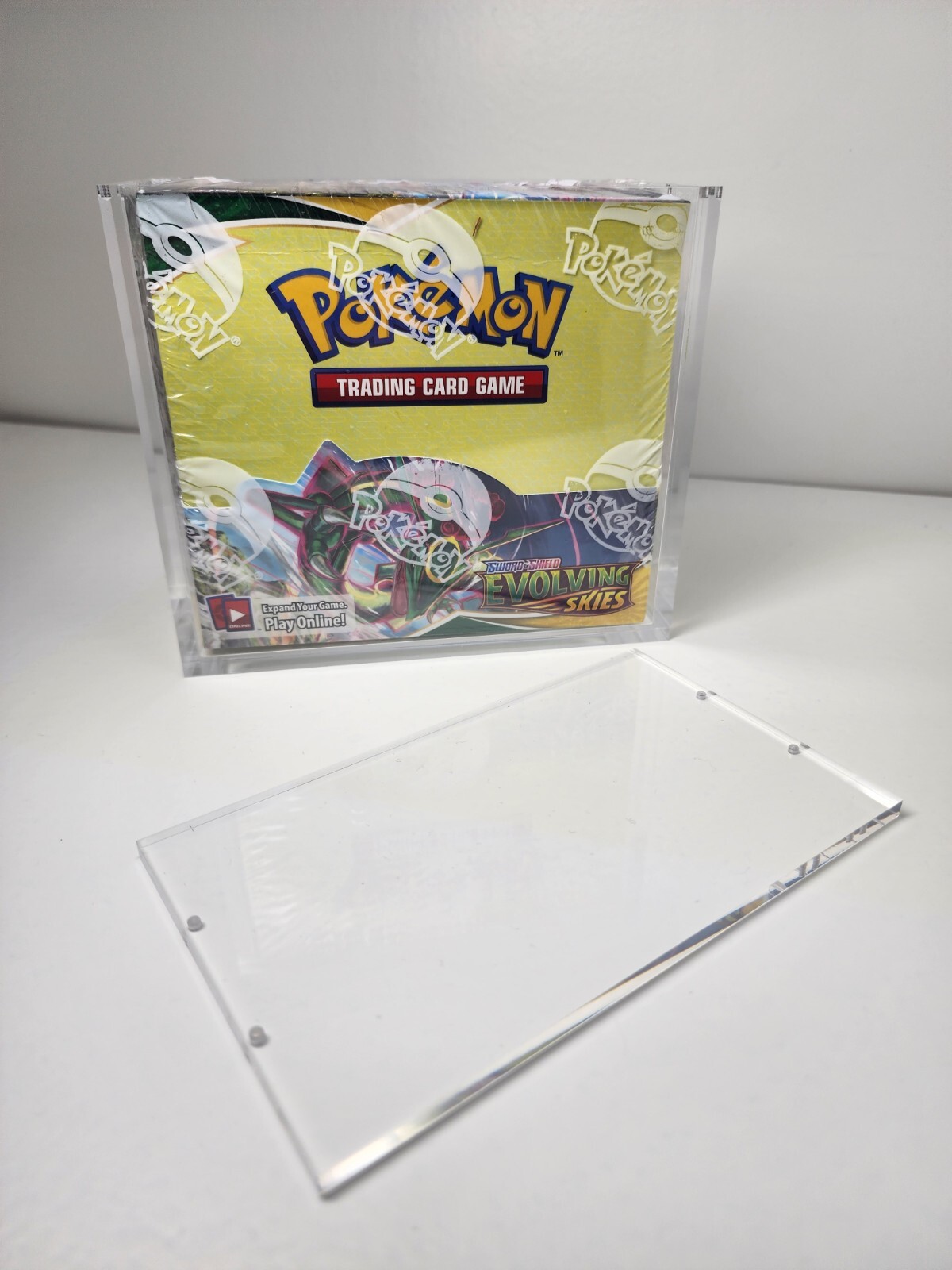 2 Pack - Pokemon Magnetic Booster Box Acrylic Case Pokémon Card ...