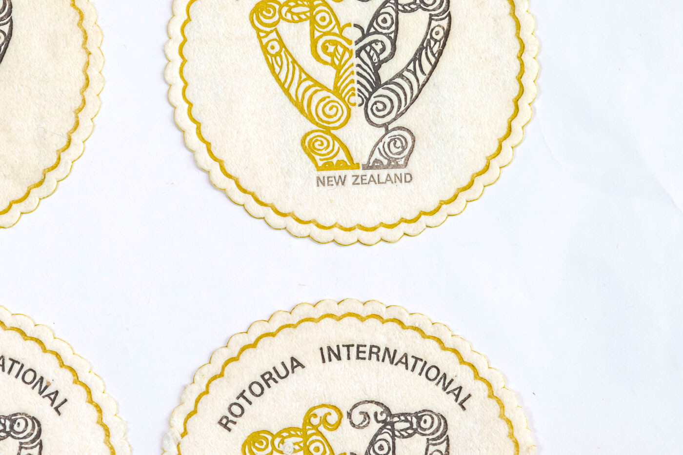 Rotorua International New Zealand Coasters Lot (6) Caxton | eBay