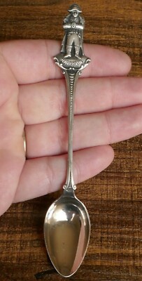 Antique 835 Fine Silver Waterloo France Souvenir Spoon | eBay Australia