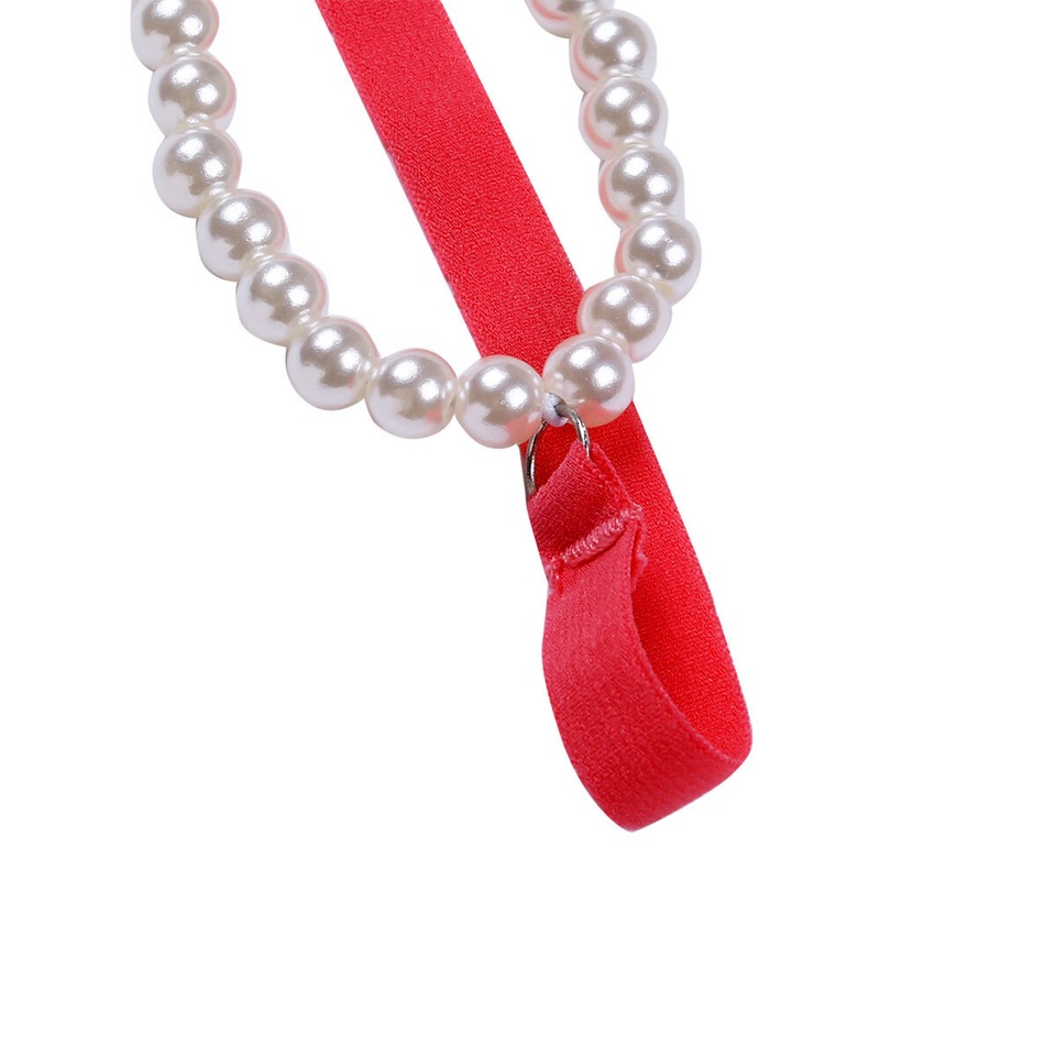 Womens Sexy Pearls Micro G-string Thongs V-string Panties Lingerie ...