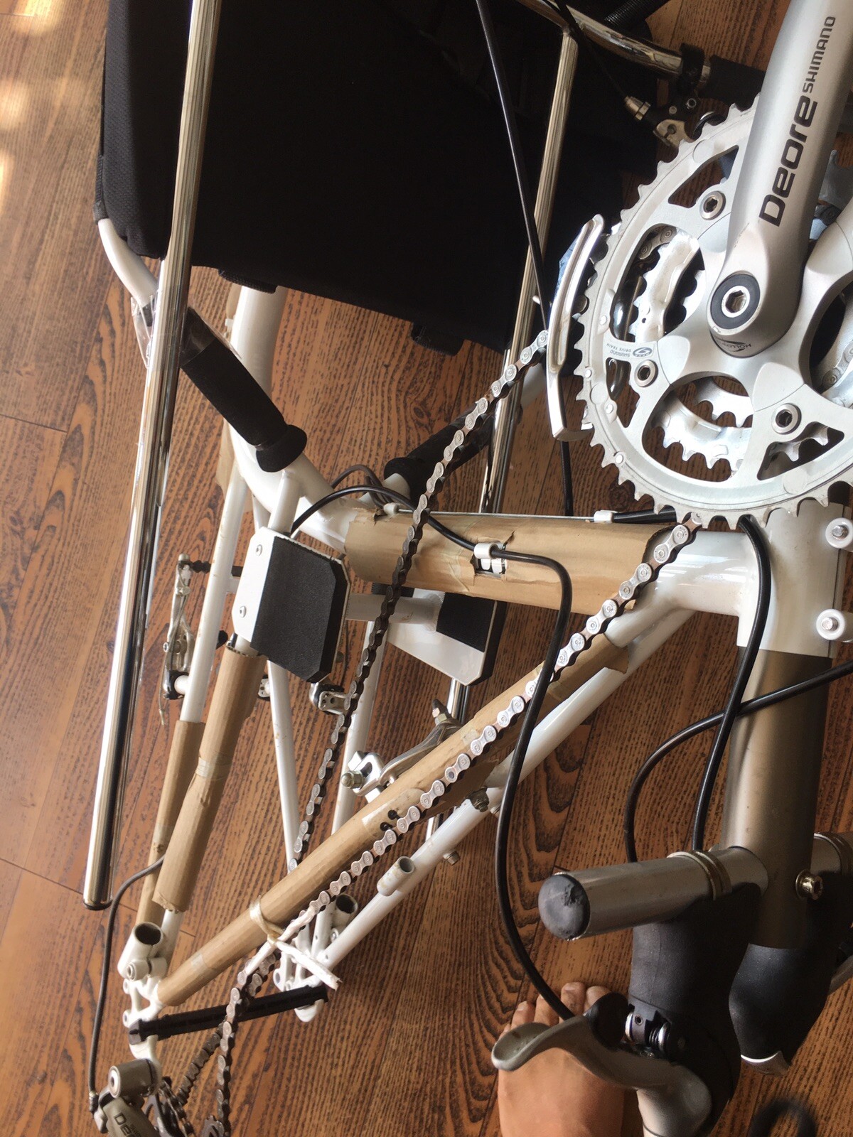 Lightning Cycle Dynamics Hand Cycle Frame Set (incompleate) | eBay