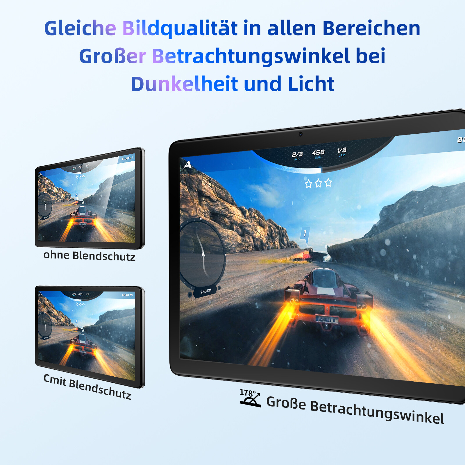 XGODY Tab 10 Tablet 10 Zoll Android 13 10GB+256GB 7000mAh PC Modus FHD ...