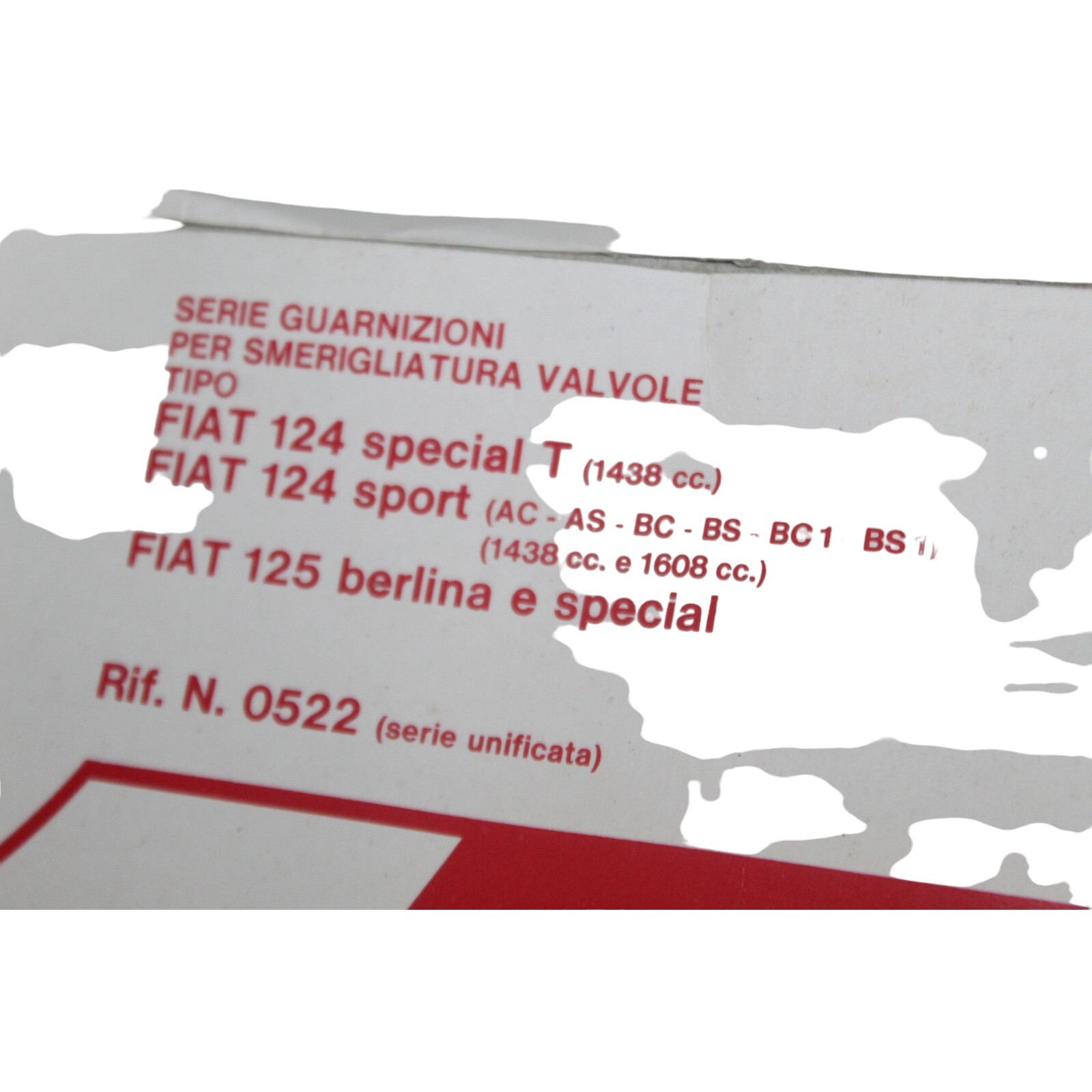 Gaskets Series Top End Valves for fiat 124 Special T Sport 1.4 1.6 Fiat ...