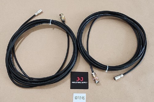 *NEW SURPLUS* [2] Bedea #1084 RG 58 Coaxial Cable 93016205 Male BNC ...
