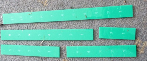 4 Wargame Rulers Measuring Sticks in MDf, oak and Acrylic AOS Warhammer ...