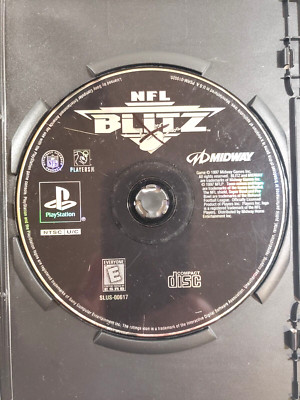 NFL Blitz (Sony PlayStation 1, 1998) Football PS1 - DISC ONLY - Tested ...