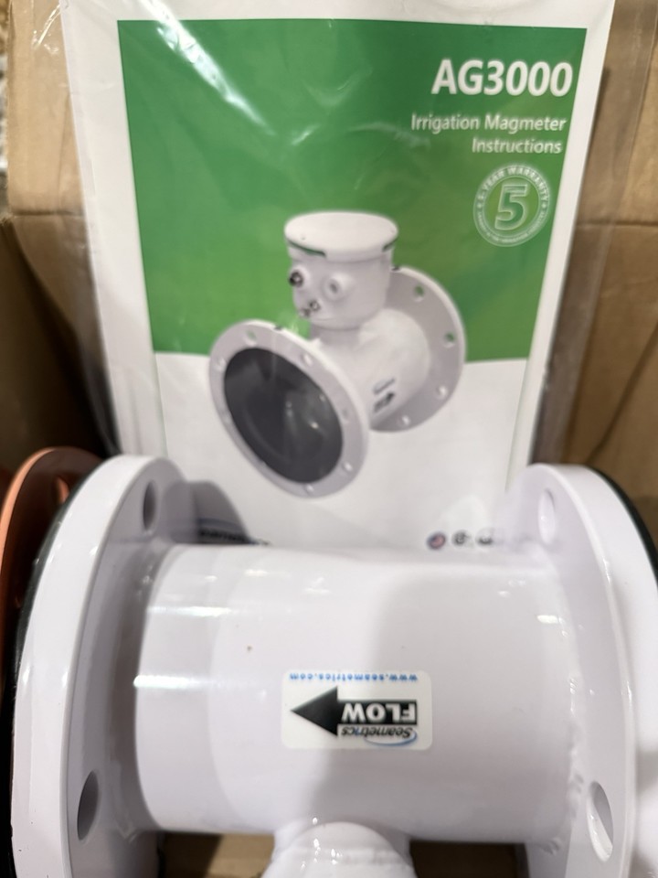 NEW Seametrics AG3000 Flanged In-line 3" Mag Meter w/ Integral Display ...