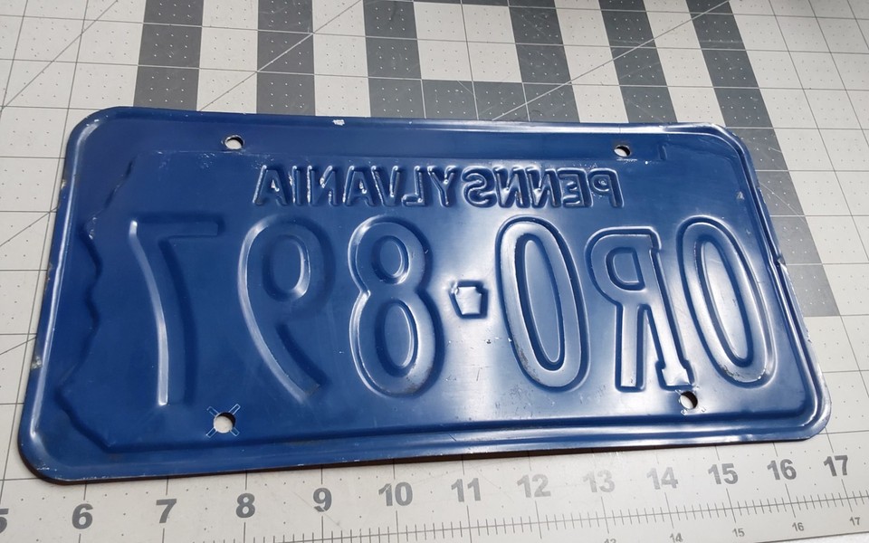 1970 Pennsylvania License Plate 0R0 897 | eBay