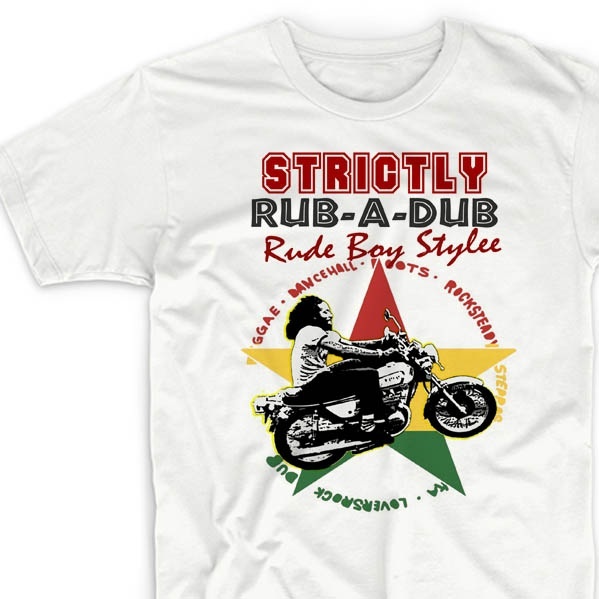 Reggae T-Shirt Haile Selassie I Jah Rastafari Vintage Dancehall Rub-a ...