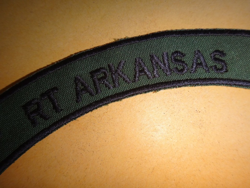 US 5th SFGrp MACV-SOG RT ARKANSAS Vietnam War Subdued Scroll Patch ...
