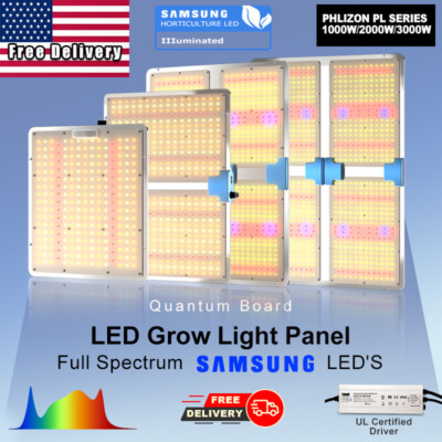 3000W 2000W 1000W FULL Spectrum Led Grow Light Samsung281B for Indoor ...