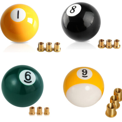 NEW Pool Ball Billiard Stick Shift Knob Universal Gear Shifter Knobs ...