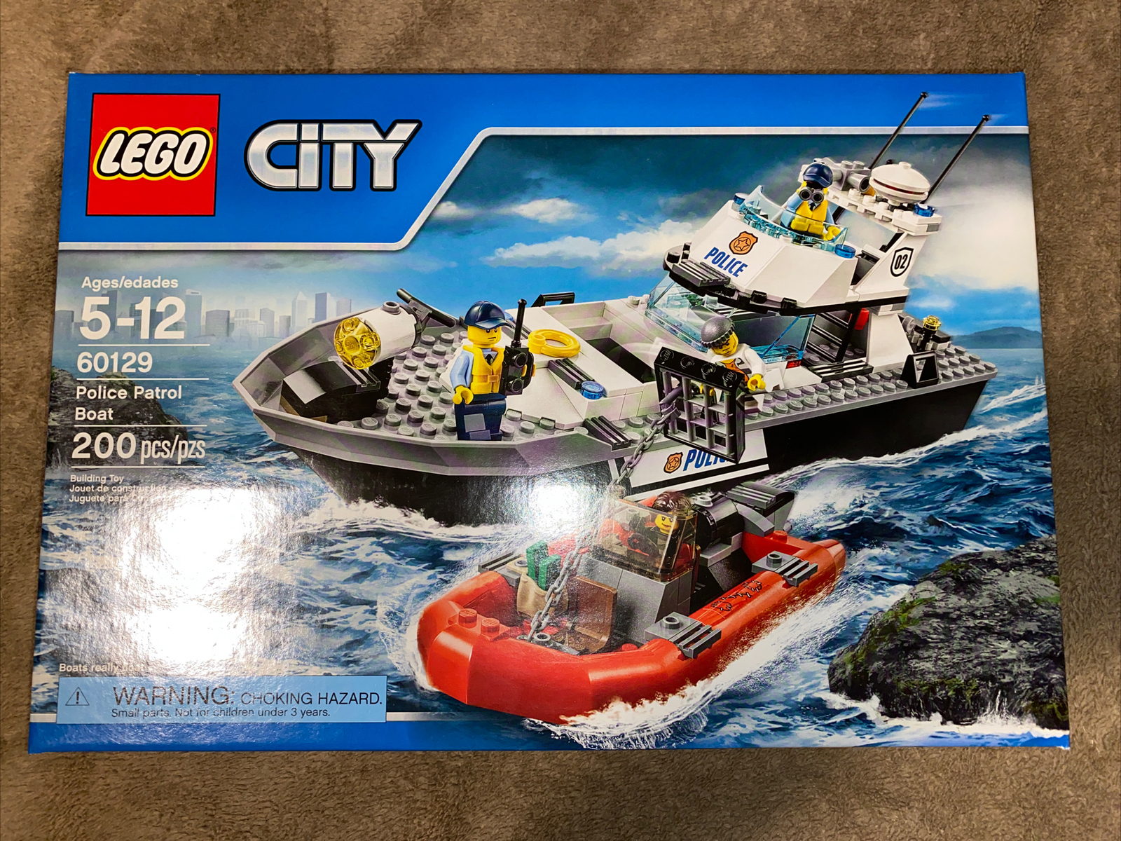 LEGO CITY: Police Patrol Boat (60129) Brand New Sealed Retired ...