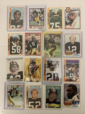 Pittsburgh Steelers Football Cards, Lot of 75 cards | eBay