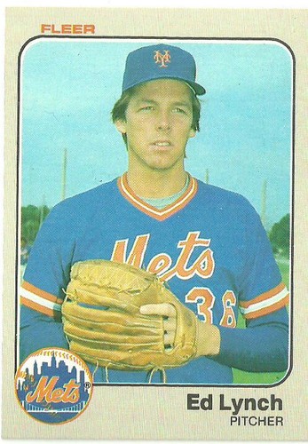 ED LYNCH NEW YORK METS #549 - FLEER NM-MT 1983 | eBay