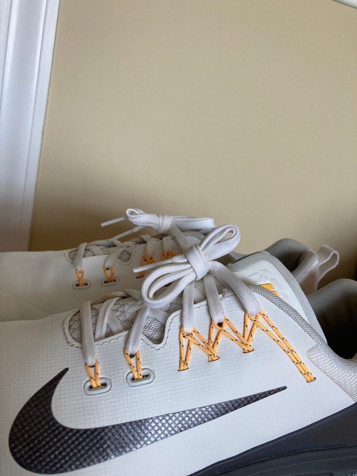 Nike mens Lunar Command 2 Golf Shoes 10.5M 849968-102 White/Grey/Orange ...