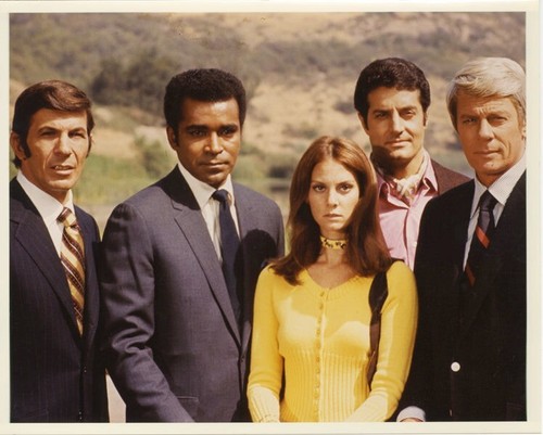 Mission Impossible Lesley Ann Warren Leonard Nimoy Cast Pose Vintage ...