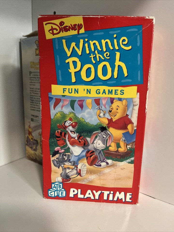 Lot Of 13 Disney Winnie the Pooh Learning, Friendship & Fun N Games VHS ...