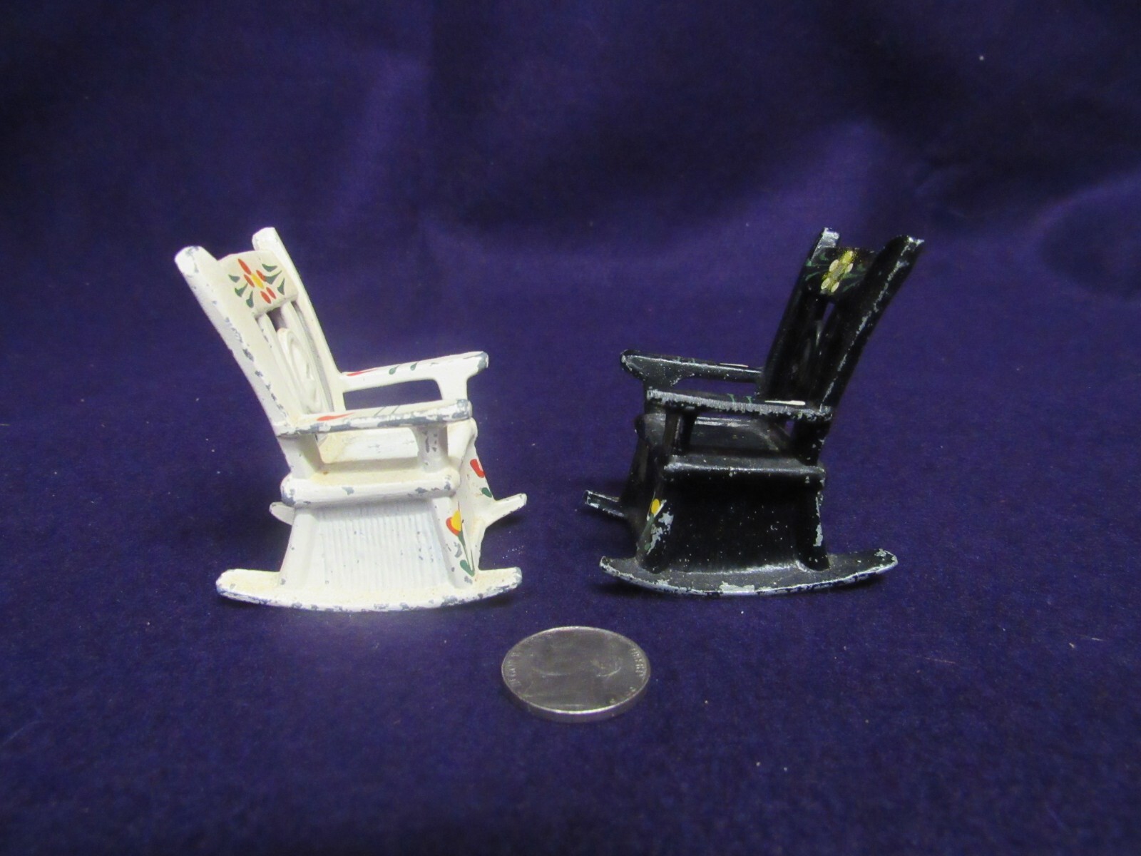 Vintage Cast Iron Rocking Chair Salt and Pepper Shakers 71 | eBay