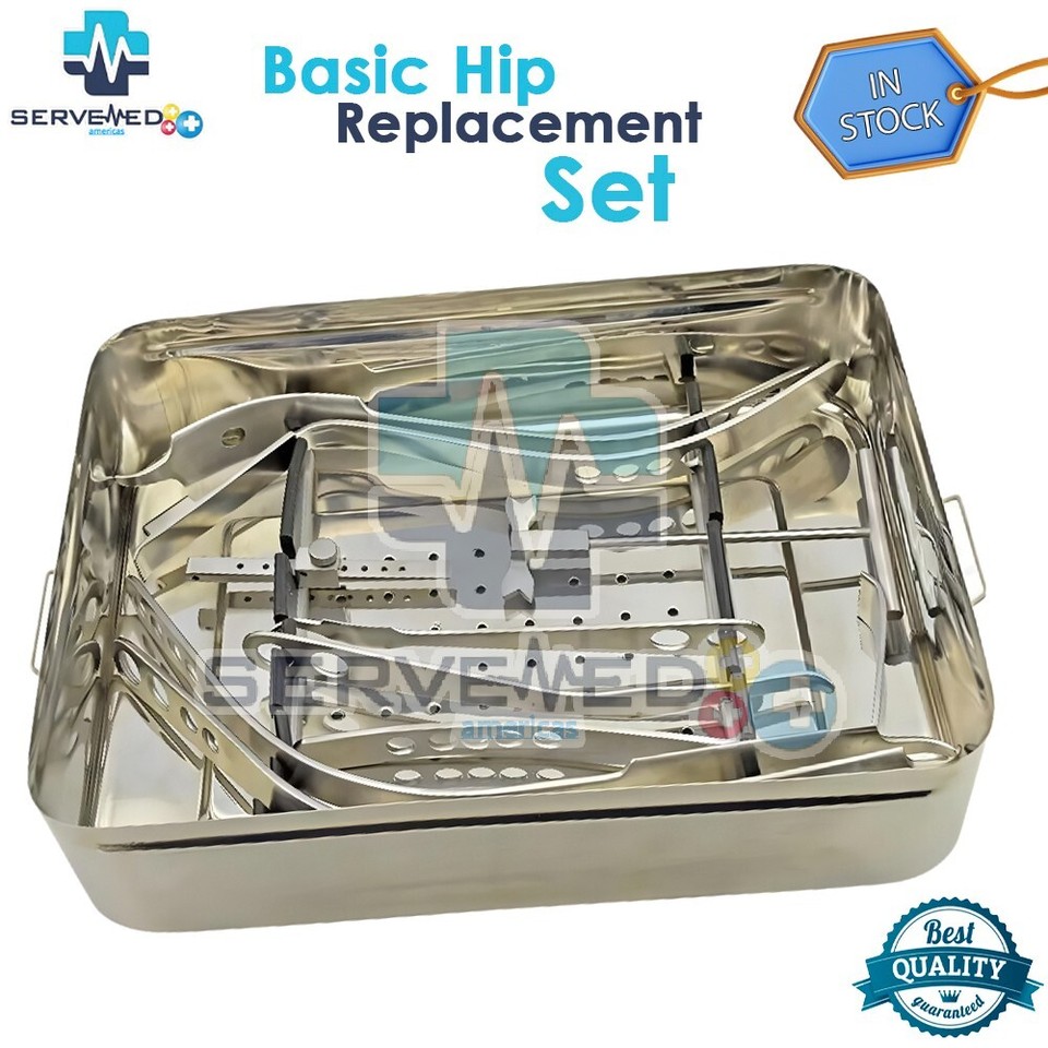 Basic Hip Replacement Surgery Instrument Set Hip joint Hip Retractors ...