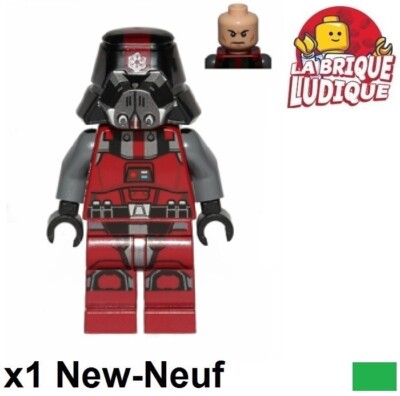 Lego Figurine Minifig Star Wars Sith Trooper rouge foncé Dark Red Armor ...
