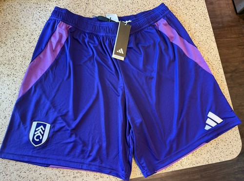 Fulham FC Adidas 24/25 Third Purple Soccer Football Shorts NWT IK2248 ...