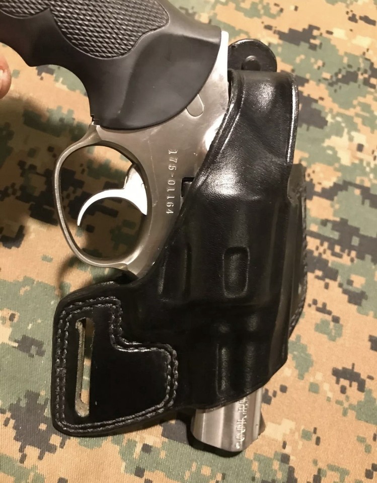 Bianchi#5 RH Belt Holster for Revolvers Colt Lawman MK3 357/Ruger GP100 ...