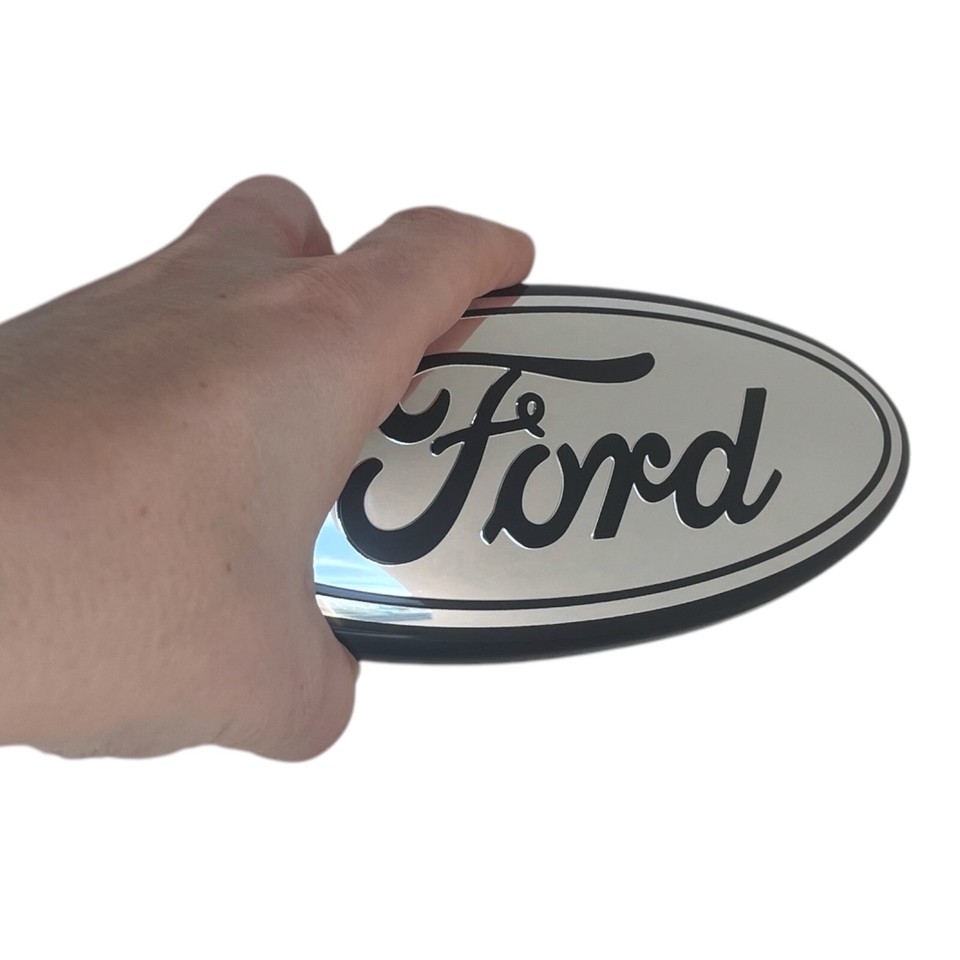 Mirror Ford Logo 7inch Front Grille/Tailgate Trunk Rear Oval Emblem ...