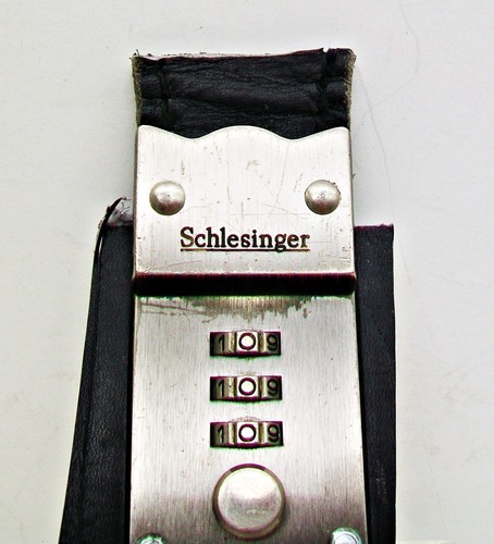 OCS Combination Lock + Hasp For Vintage SCHLESINGER BRIEFCASE Worn ...
