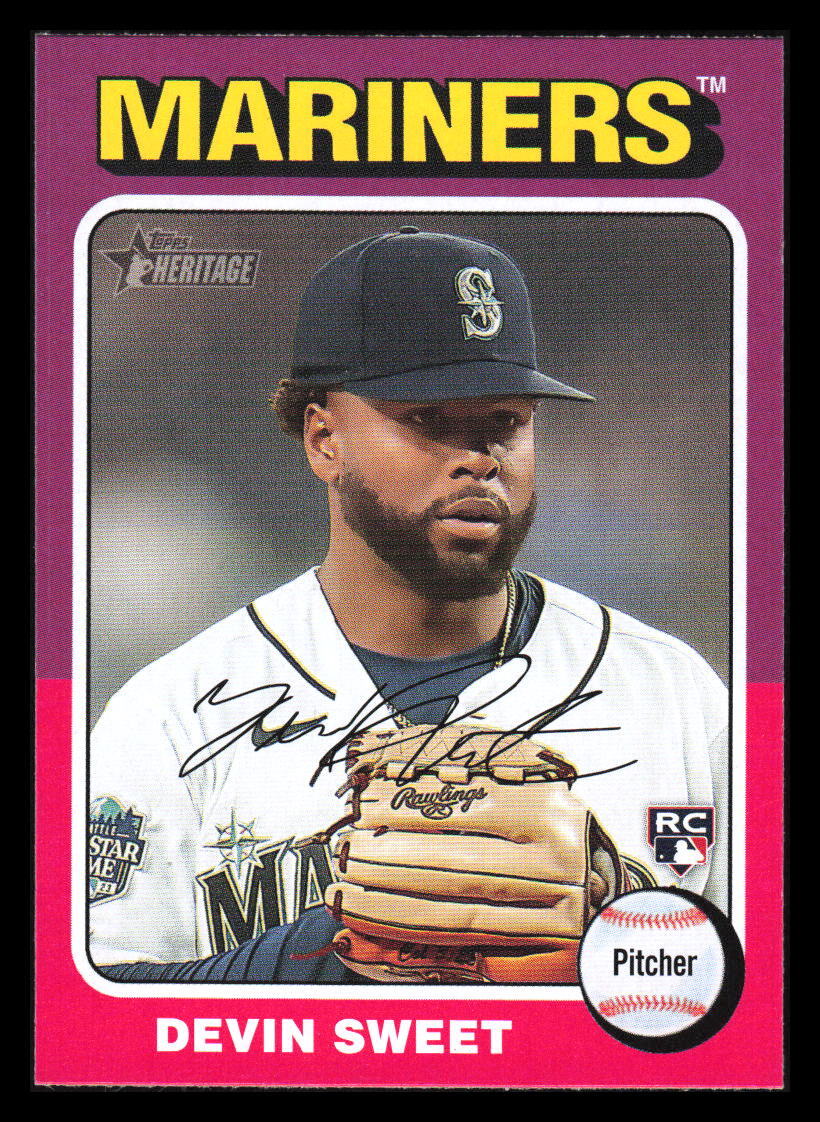 2024 Topps Heritage #242 Devin Sweet Rookie Baseball Card | eBay