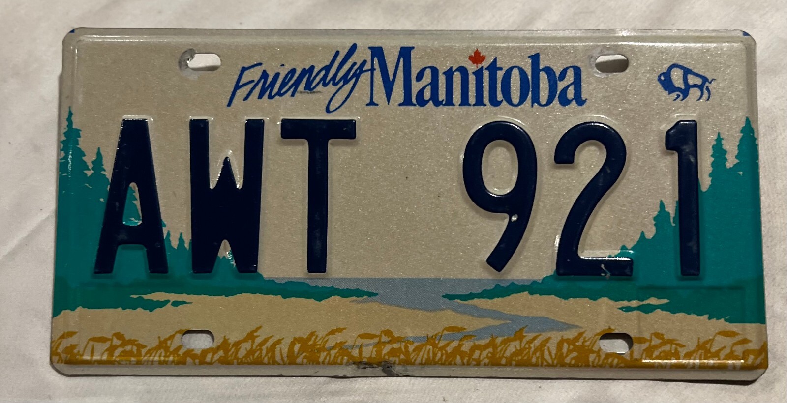 LICENSE PLATES CANADA MANATOBA AWT 921 | eBay