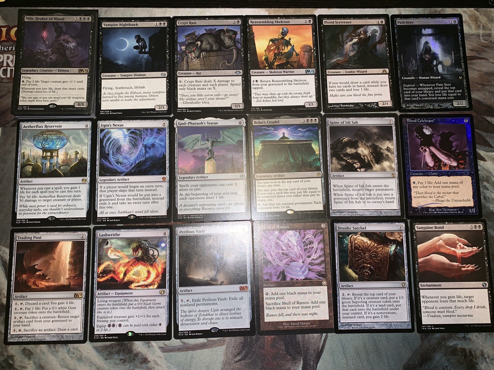 Mtg Full EDH Deck - Vilis, Broker of Blood - Lots of Rares/Mythics ...