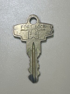 Vintage Factory FORT LOCK Key #1040 | eBay