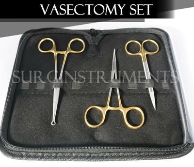 3 Pieces Sutureless Vasectomy Surgery Set, Surgical Instruments German ...