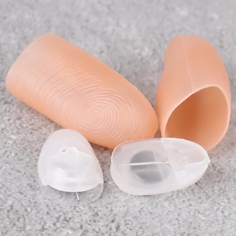 2 Pcs Magic Trick Thumb Tips Light-up Finger Glow Tricks Magicians ...