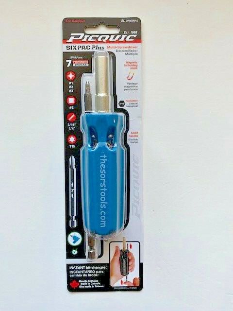 PICQUIC SIXPAC Plus - One Multi-Bit Screwdriver (tst) - 4 colors to ...