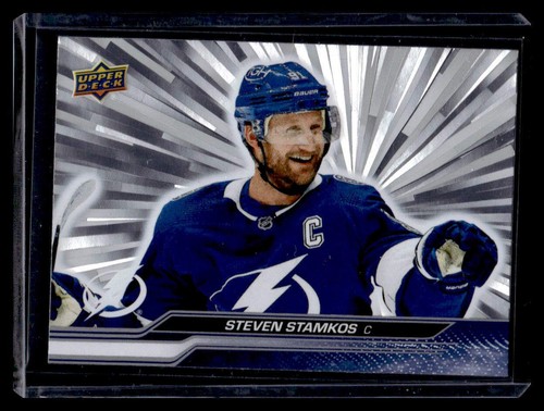 Steven Stamkos 2023-24 Upper Deck Silver Outburst #161 Tampa Bay ...