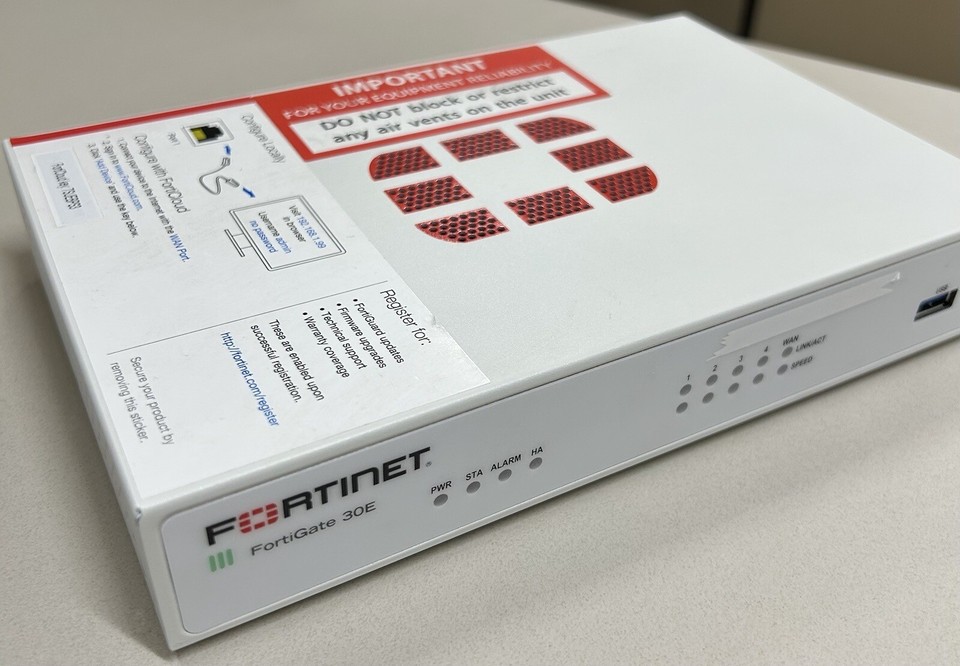 FortiGate 30E Model FG-30E Firewall | eBay