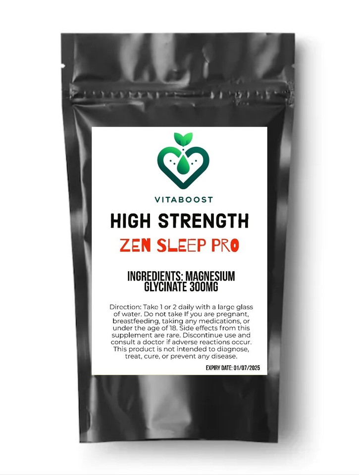 Sleeping Pills 60 Sleep Aid Tablets ZEN SLEEP PRO - Deep Sleep INSOMNIA ...